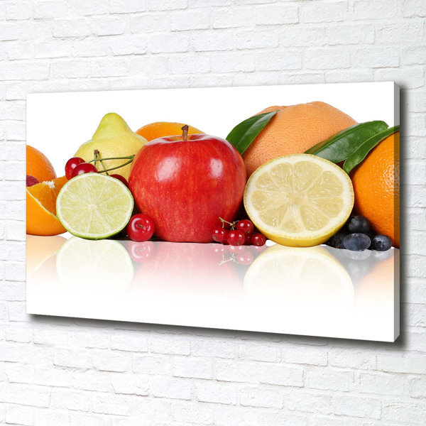 Brayden Studio Colourful Fruits - Kunstdrucke auf Leinwand | Wayfair.de